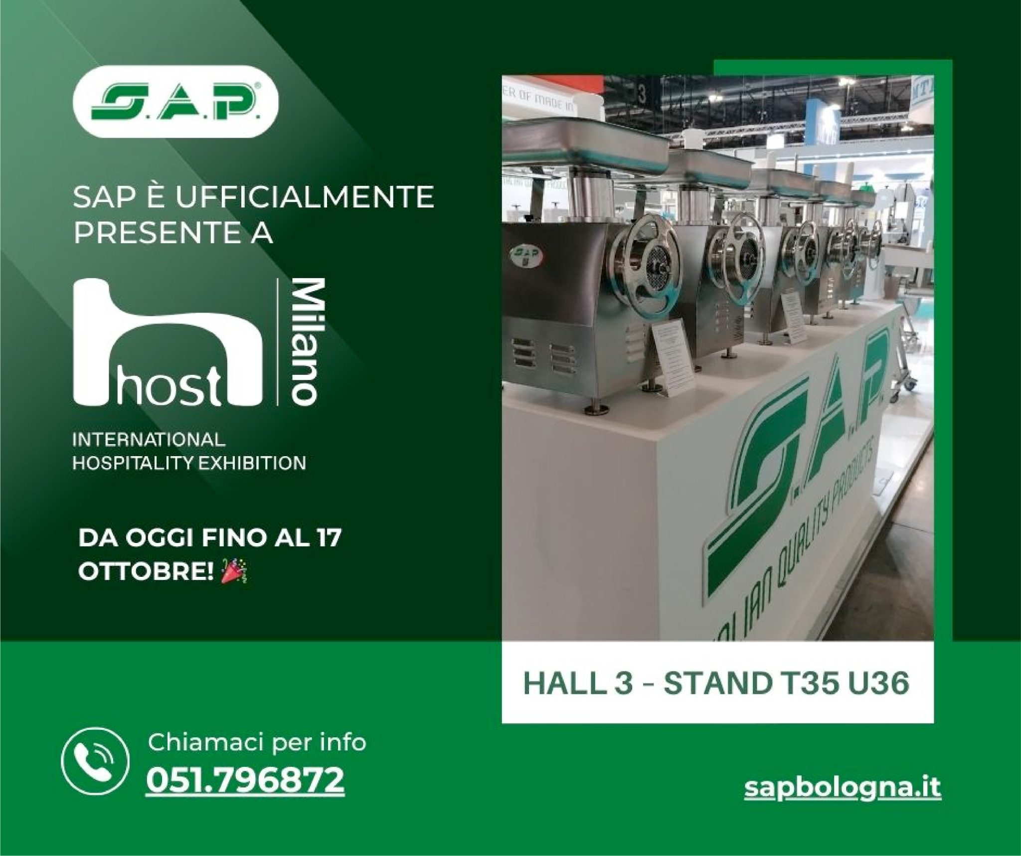 Host Milano 2023 – SAP s.r.l. Bologna